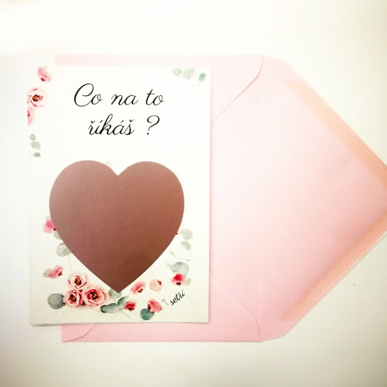 Stírací svatební los - vzkaz pro svědkyni - eukalyptus – Svatbadekor ...